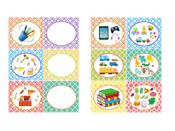 Etiquetas para ordenar los juguetes de los niños - Imprimibles gratis ...