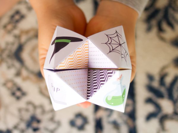 Printable Halloween Cootie Catcher - My Berry Own