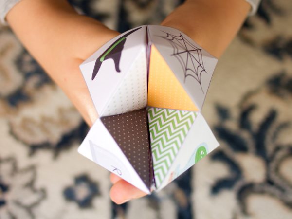 Printable Halloween Cootie Catcher - My Berry Own