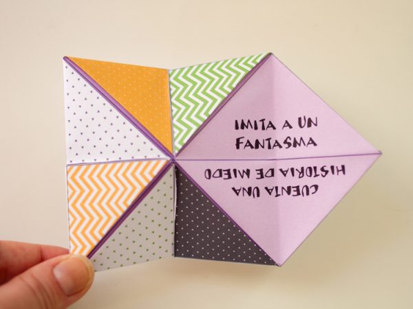 Printable Halloween Cootie Catcher - My Berry Own