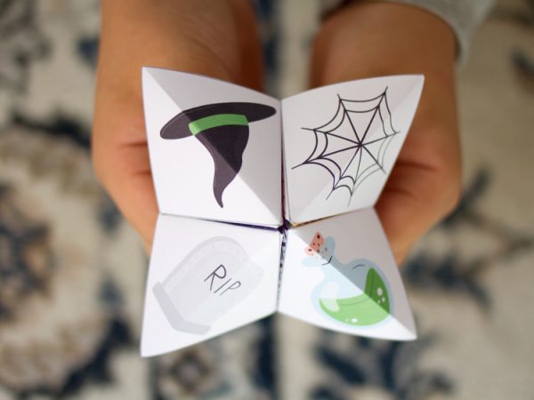 Printable Halloween Cootie Catcher - My Berry Own